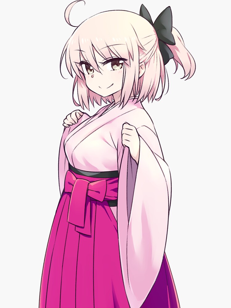 "okita souji fgo" Sticker for Sale by chickenmaid | Redbubble