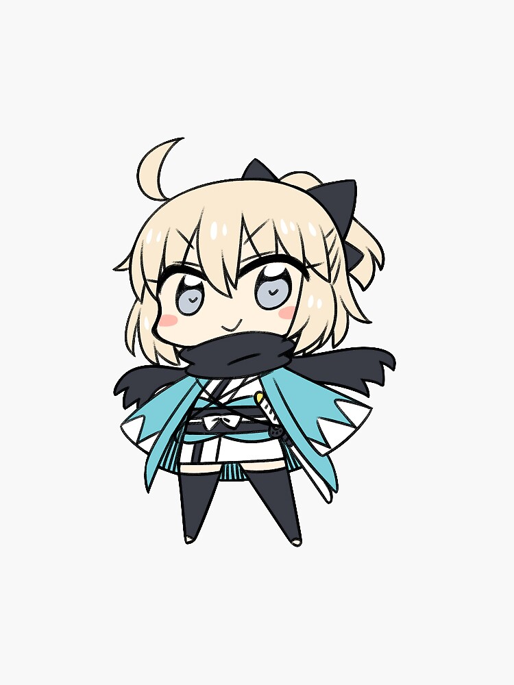 Okita Souji Fgo Sticker For Sale By Chickenmaid Redbubble