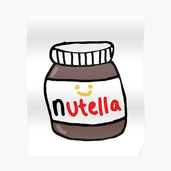 Nutella Cute Posters | Redbubble
