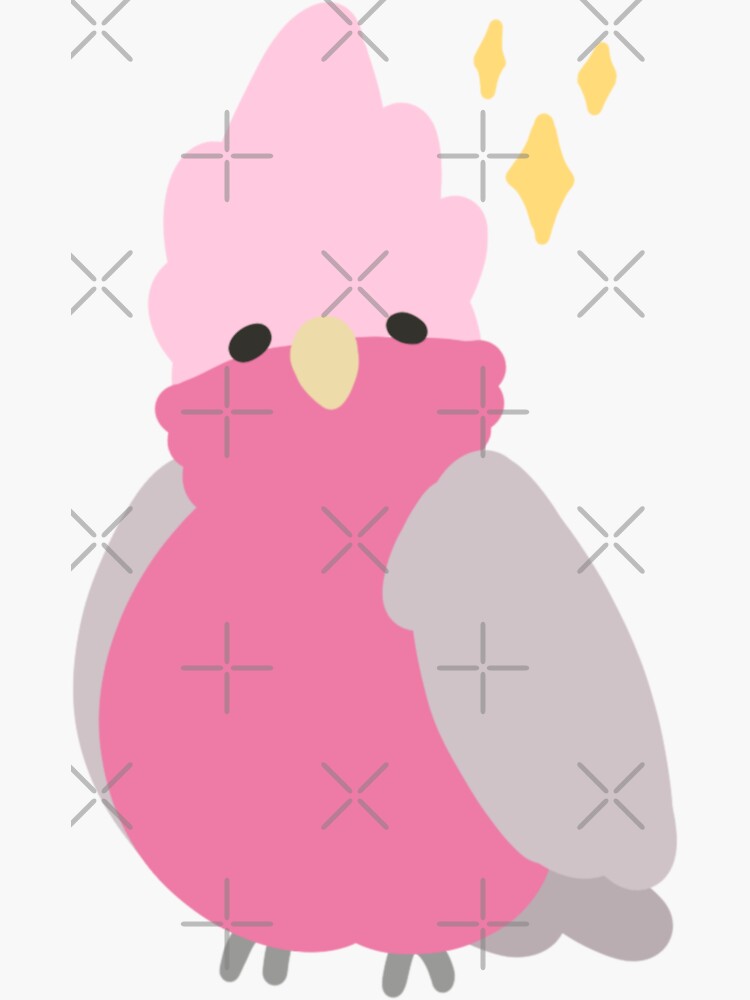 "Cute Galah" Sticker for Sale by Xaemin | Redbubble