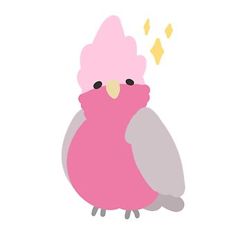 "Cute Galah" Sticker for Sale by Xaemin | Redbubble
