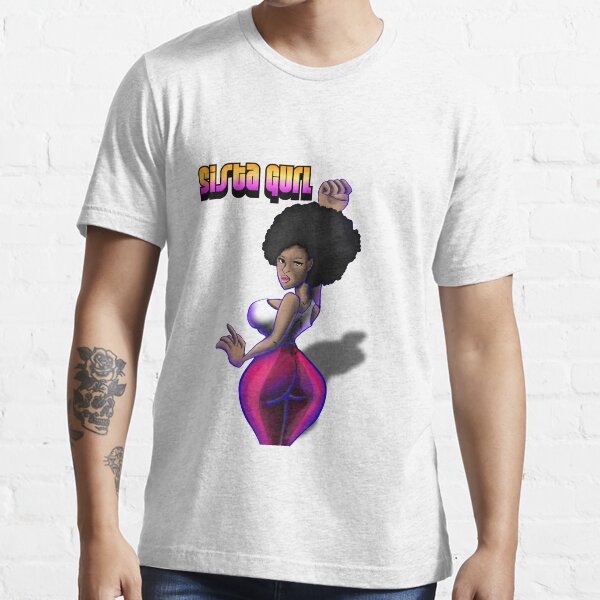 "Sista Gurl Black Queen Version 2" T-shirt by maximusprime426 | Redbubble