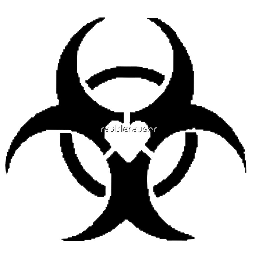 "Biohazard Heart" by rabblerauser | Redbubble