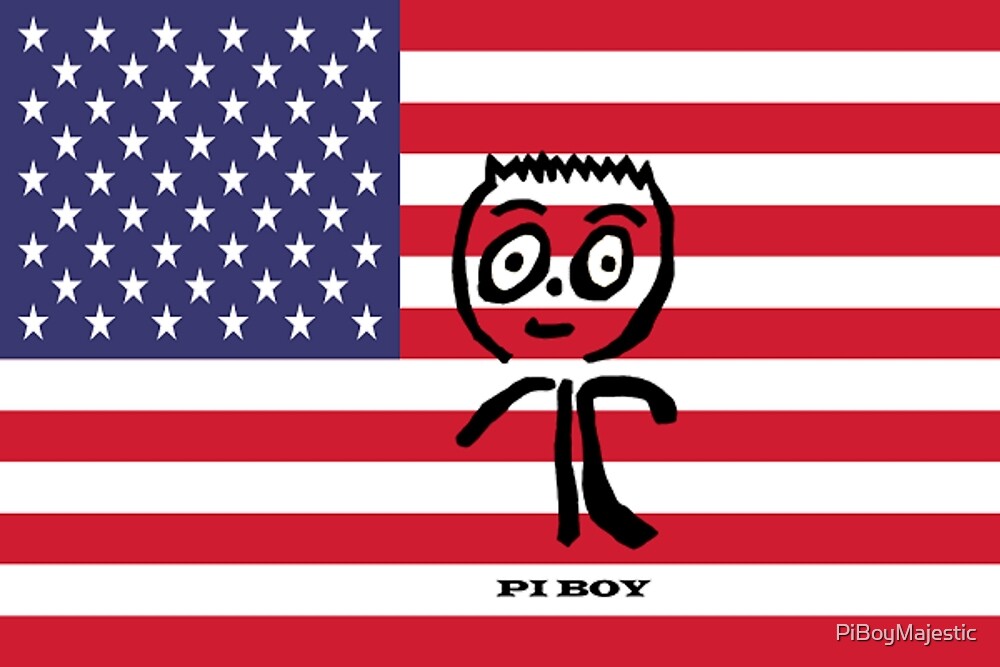 "Pi Boy United States" by PiBoyMajestic | Redbubble