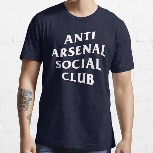 "Anti Arsenal Social Club" Essential T-Shirt for Sale by fusedtees ...