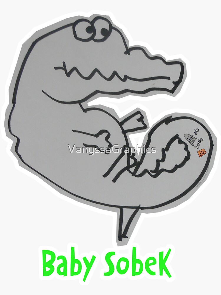 "Baby Sobek - Crocodile Egyptian God Sobek (drawing by AliceCCI ...