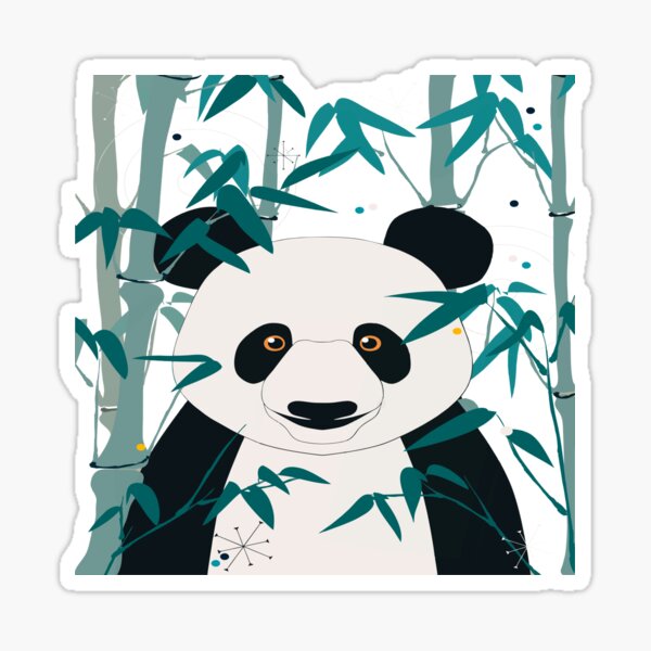 "Panda" Sticker by Ochic | Redbubble