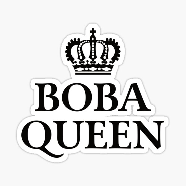 Stickers Stickers, Labels & Tags Paper Boba Queen Sticker etna.com.pe