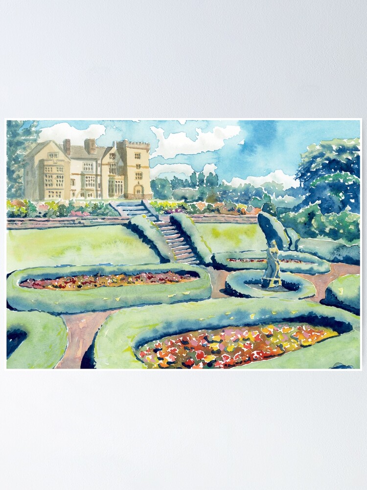 "Breadsall Priory, Derbyshire" Poster for Sale by WaterGardens | Redbubble