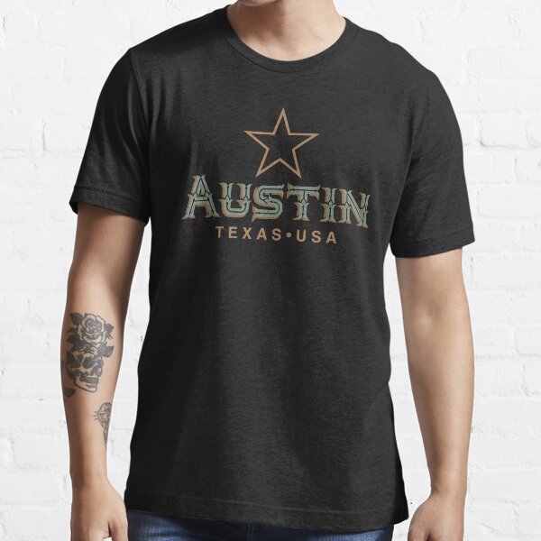 "Retro Austin Texas" T-shirt by Futurebeachbum | Redbubble | austin t ...