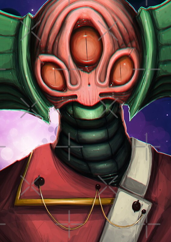 "Starbound Hylotl" by fungalleon | Redbubble