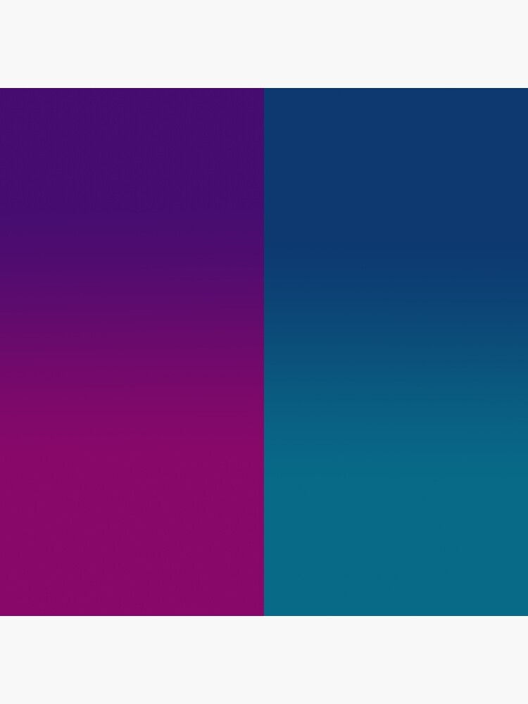Póster «Deep Gradient Mi-Parti (Half and Half) Design! (Magenta oscuro ...