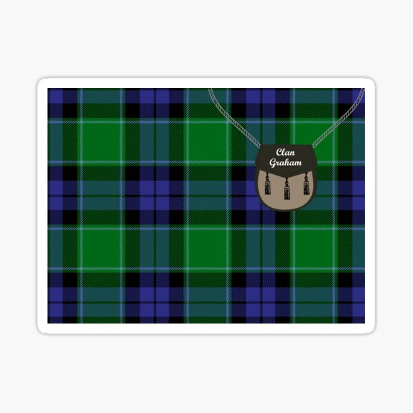 "Clan Graham surname last name Scottish Clan tartan badge crest ...