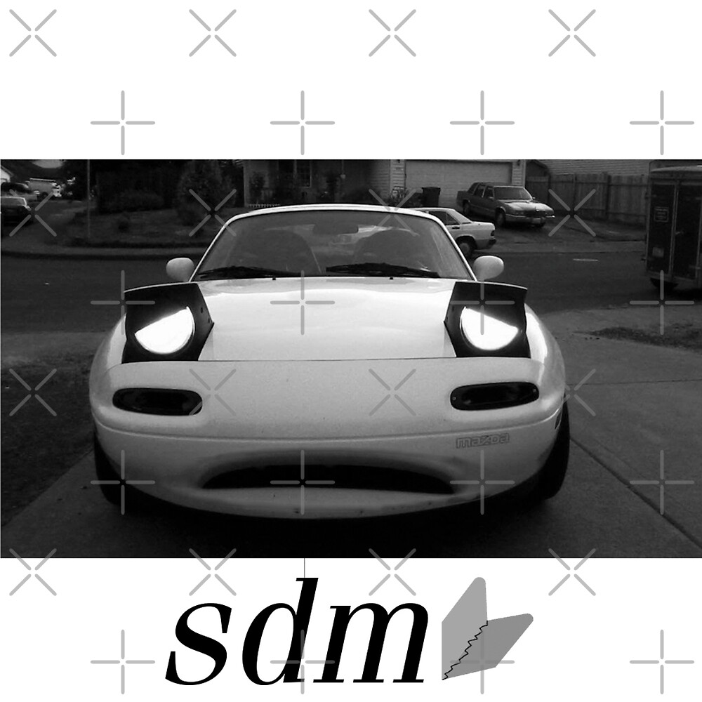 "Sad Miata" by TheHouseGiraffe | Redbubble