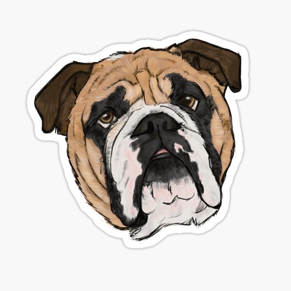 "Mack" Sticker for Sale by ArtisticBulldog | Redbubble