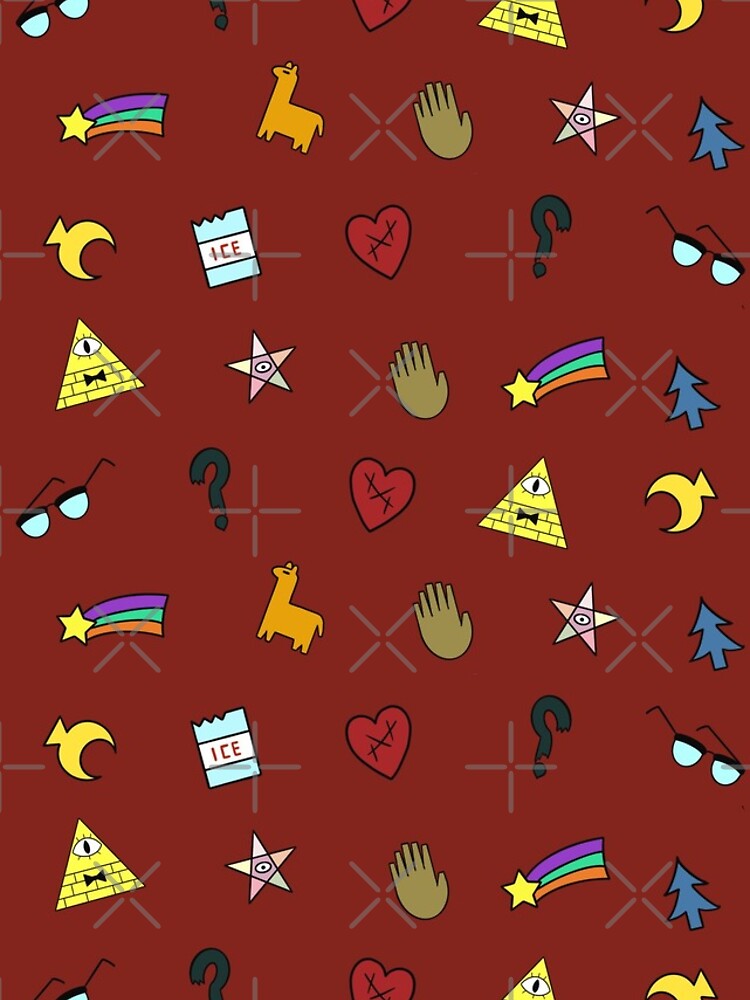 "Gravity Falls™ Symbol Pattern" iPhone Case for Sale by KionaDesign ...