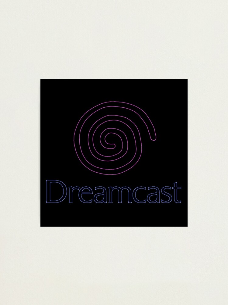 "-GAMING- Dreamcast Neon Logo" Photographic Print for Sale by ...