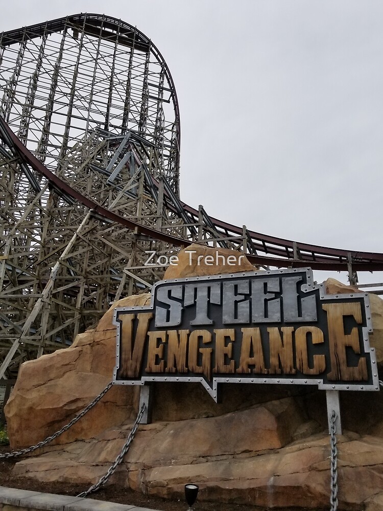 "Steel Vengeance " Poster for Sale by ZoeAlexisTreher | Redbubble