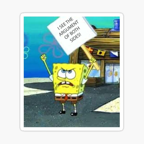 "Centrist" Sticker by NellieMandeli | Redbubble