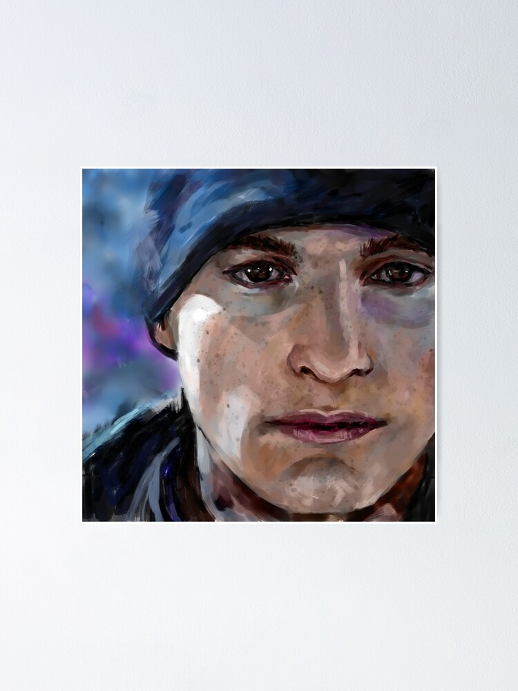 "Blue Connor" Poster for Sale by DameDeviant | Redbubble