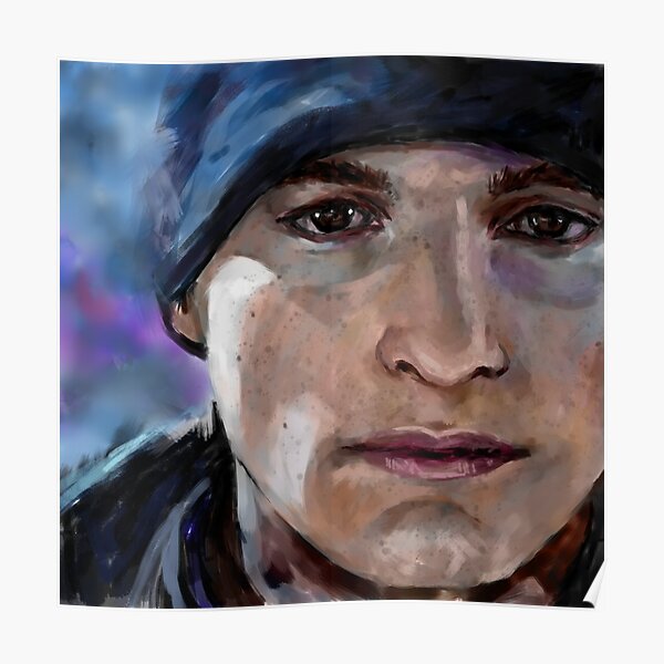 "Blue Connor" Poster for Sale by DameDeviant | Redbubble