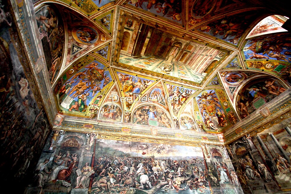 "A Pristine Sistine" by DeeDee West | Redbubble