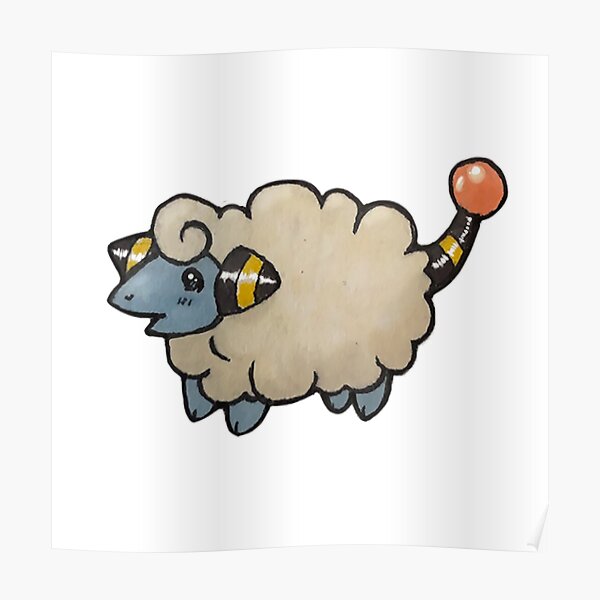 Sheep Pokemon Posters | Redbubble