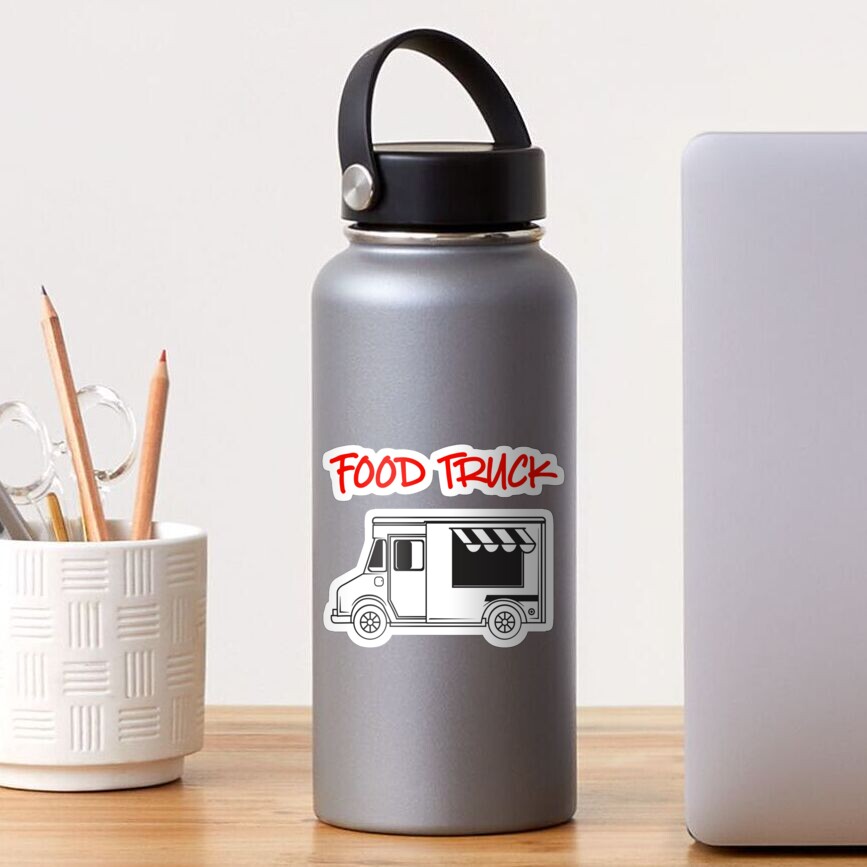"Food Truck Sticker" Sticker for Sale by WUOdesigns | Redbubble