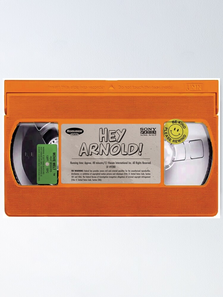 "Hey Arnold VHS Tape Phone Case" Poster for Sale by hellodarlin | Redbubble