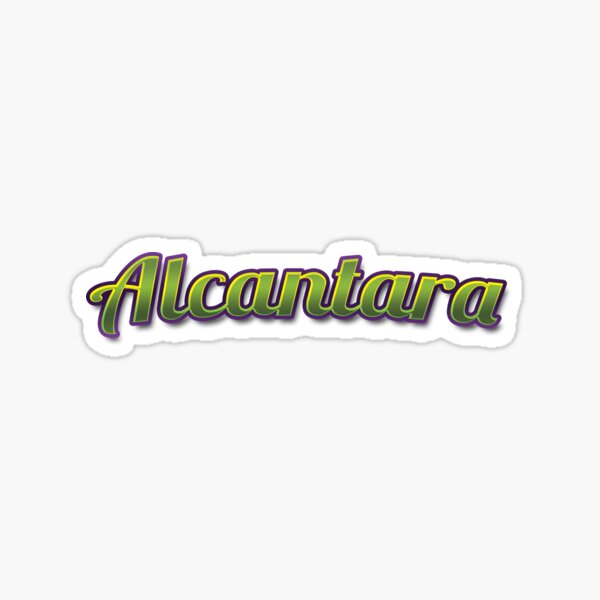 "Alcantara" Sticker by rednready6 | Redbubble