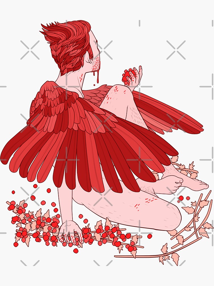 "Cardinal Sin" Sticker by halflock | Redbubble