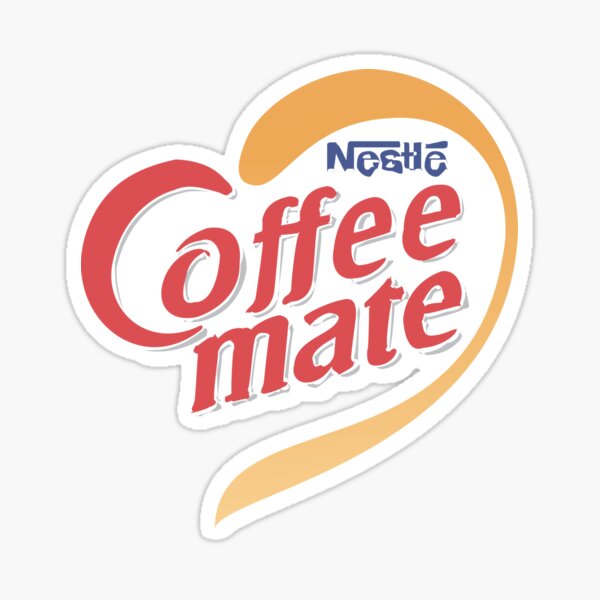 "coffee mate" Sticker for Sale by zunaija | Redbubble