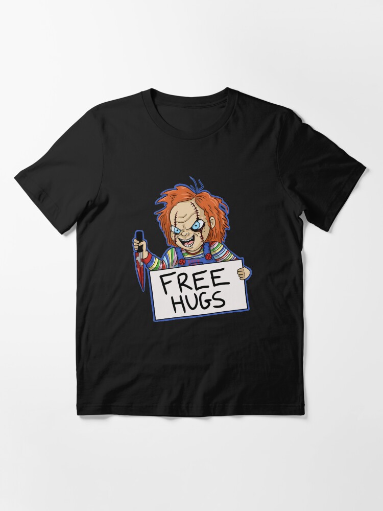 "Free Hugs Chucky" T-shirt by Bat13SJx | Redbubble | chucky t-shirts ...