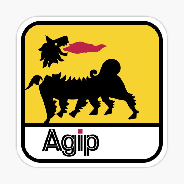 Agip Stickers | Redbubble
