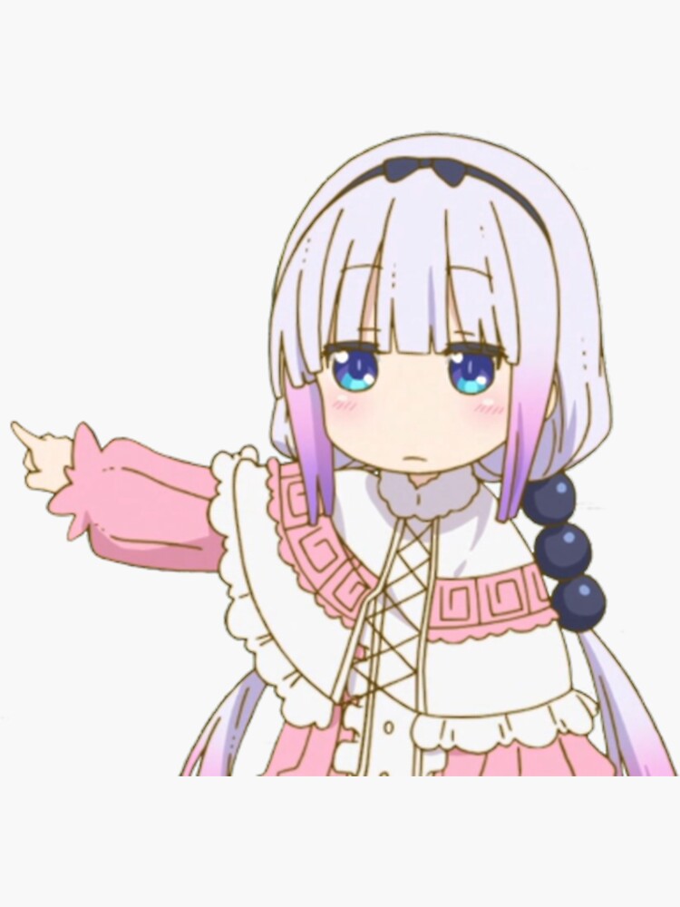 "Kanna Kamui Cute Design " Sticker for Sale by sad-square | Redbubble