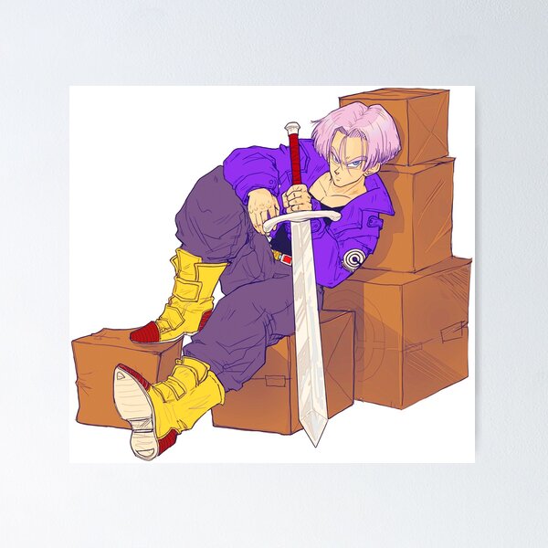 "Future Trunks" Poster for Sale by itsmandymo | Redbubble