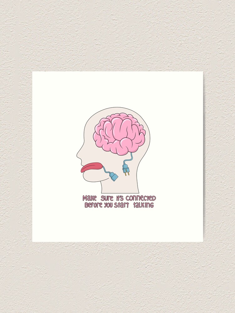 "Unplugged Brain" Art Print for Sale by ValentinaHramov | Redbubble