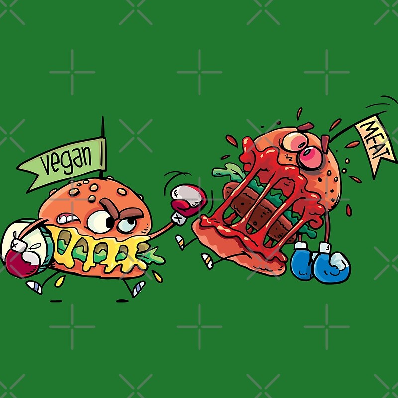 "hamburgers fight" by duxpavlic | Redbubble