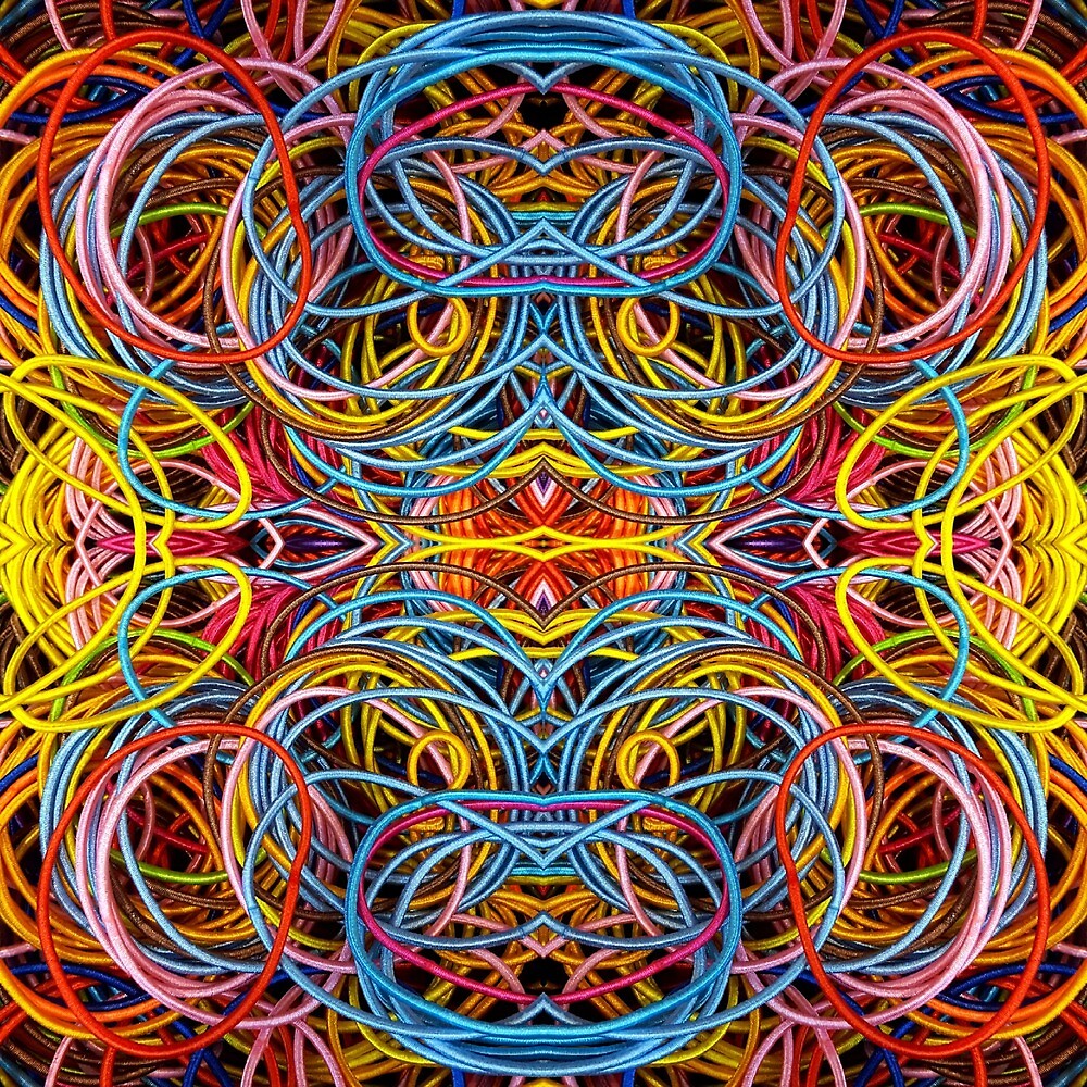 "Patterns of brightly coloured child wrist bands. TWO" by mister-john ...