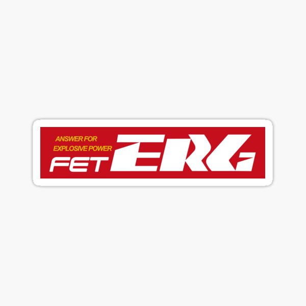 "FET ERG" Sticker for Sale by megumogu | Redbubble
