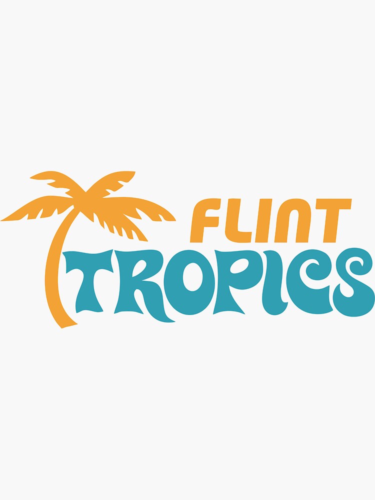 "Flint Tropics Logo" Sticker for Sale by wiliamgelas | Redbubble