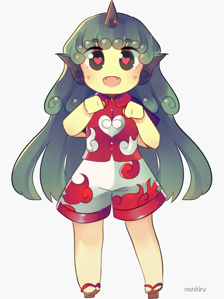 "Touhou - Aunn Komano" Sticker by nonkiru | Redbubble