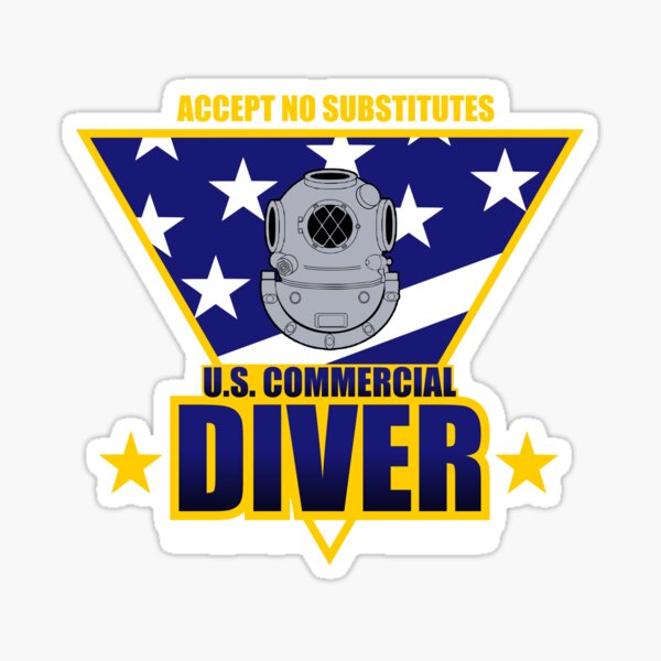 Commercial Diver Stickers | Redbubble