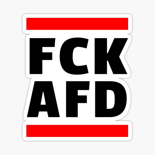 Sticker: Afd | Redbubble