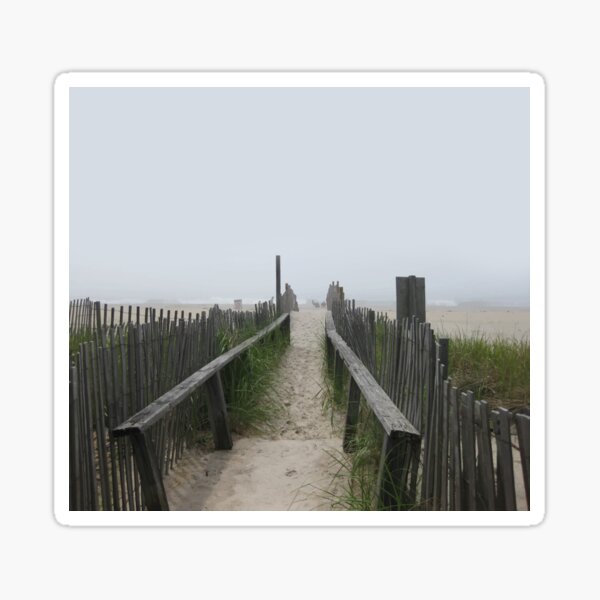 "Beach entrance, Fire Island National Seashore, NY, USA" Sticker by ...