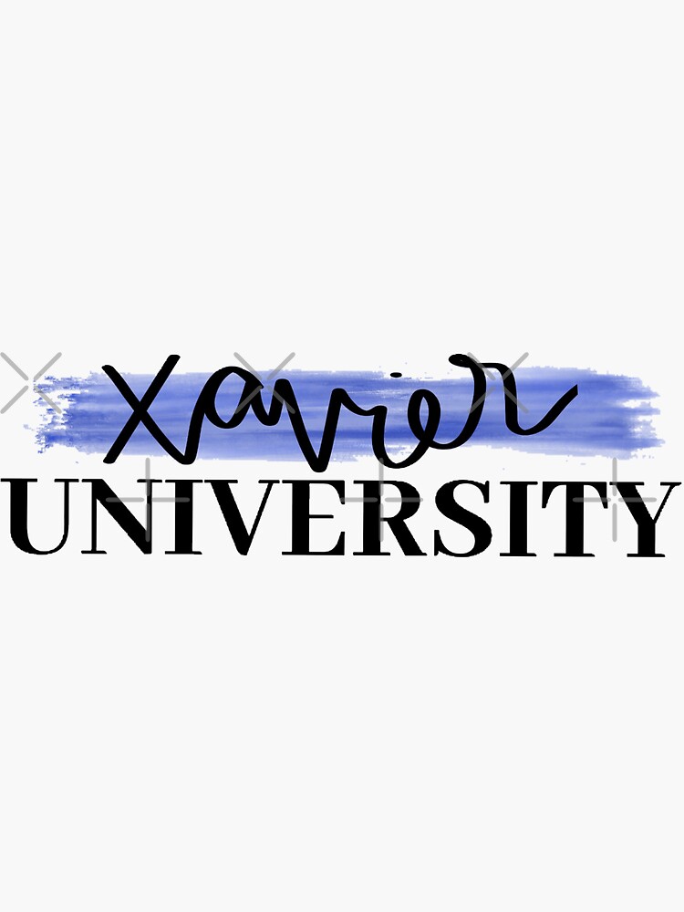 "Xavier University " Sticker for Sale by littlethingsjms | Redbubble