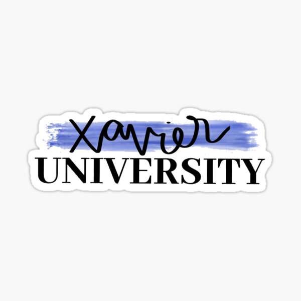 "Xavier University " Sticker for Sale by littlethingsjms | Redbubble