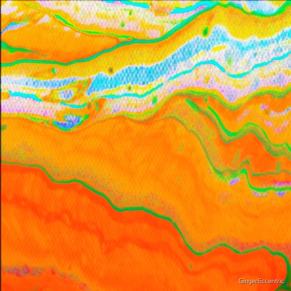 "Amplified Uncanny Abstract Valley" by GingerEccentric | Redbubble