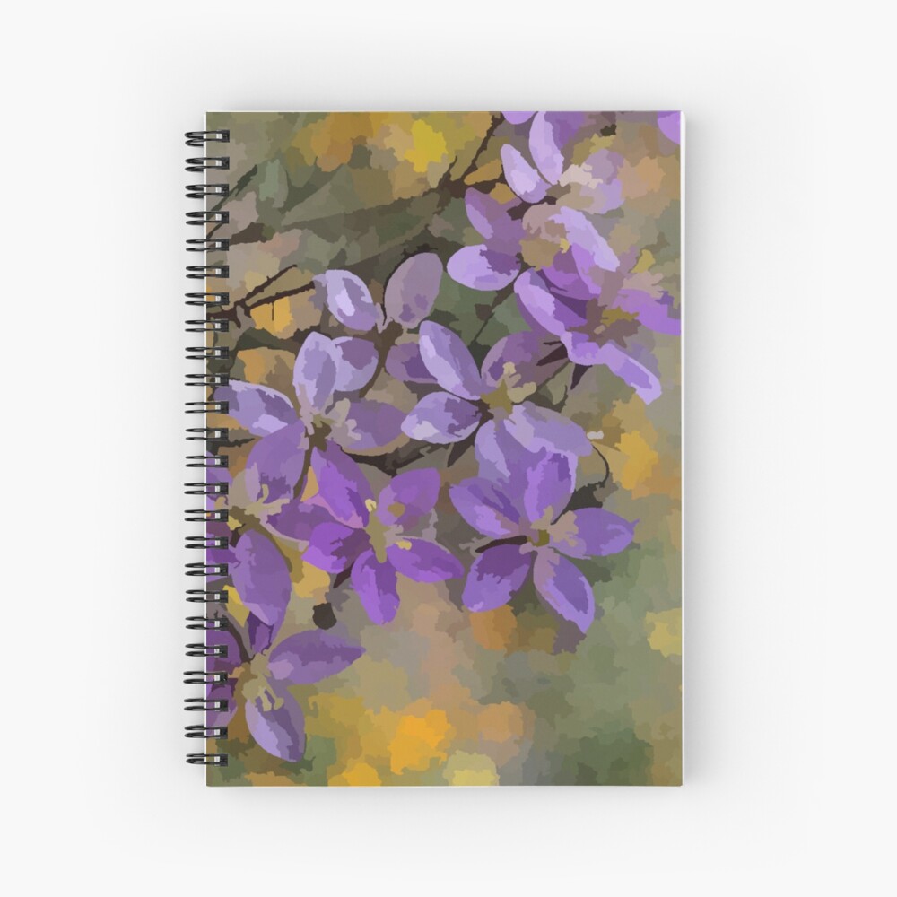 "Beauty in Purple" Spiral Notebook for Sale by PrintedDreams | Redbubble