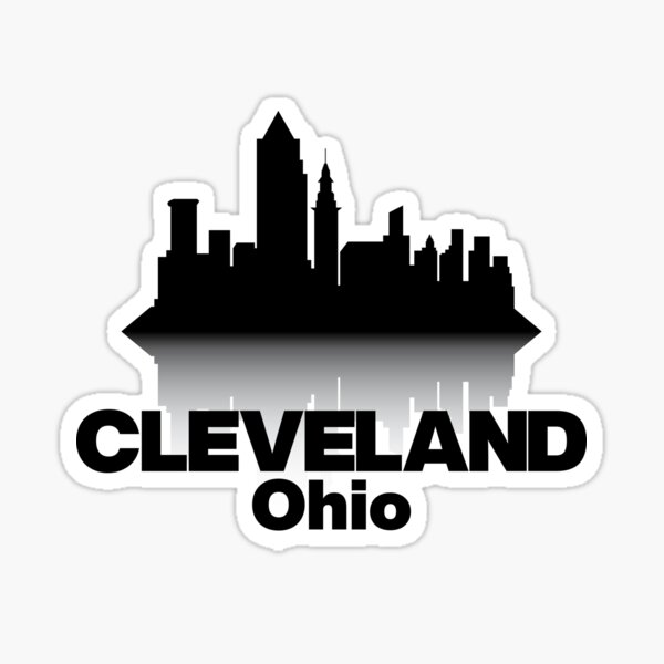 "Cleveland Ohio" Sticker by BM-designs | Redbubble